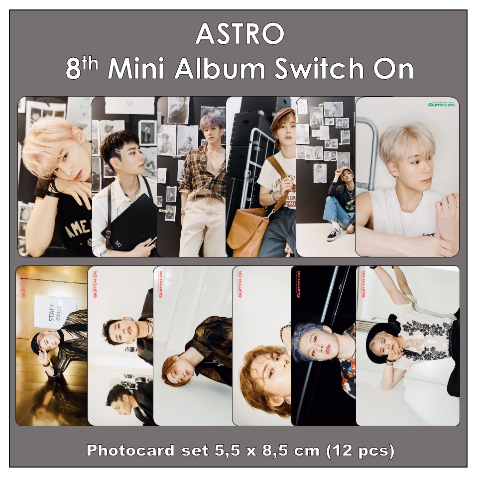 Jual Photocard Astro 8th Mini Album Switch On | Shopee Indonesia