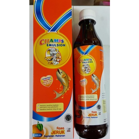 Jual Champs Emulsion syrup 350 ml | Shopee Indonesia