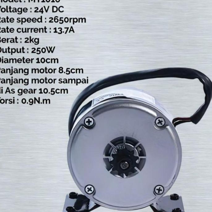 Jual DINAMO SKUTER LISTRIK 24V 250WATT DGF6848FB | Shopee Indonesia