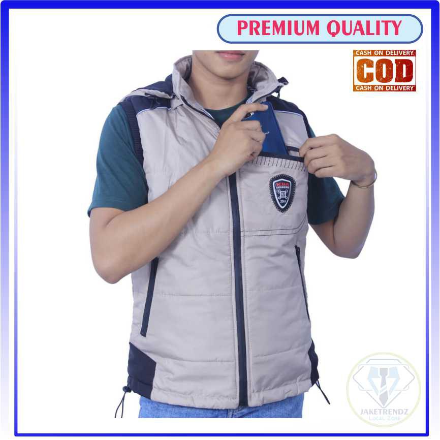 Jual Jaket Rompi Kombinasi Hoodie pria Original X URBAND | Shopee Indonesia