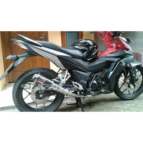 Jual Knalpot Honda supra GTR 150R Fullsystem Knalpot Racing Akrapovic ...