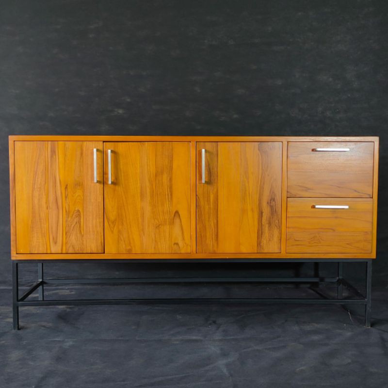 Jual Bufet minimalis. Bufet tv. Bufet kombinasi besi. Kabinet drawer ...