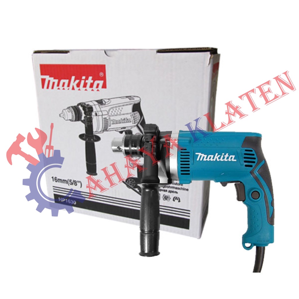 Jual Mesin Bor Beton 16 mm MAKITA HP1630 / HP 1630 || Free Kaos Makita | Shopee Indonesia