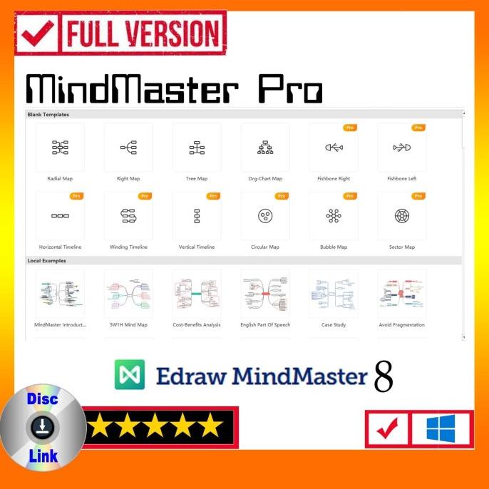 Jual Mind Mapping software| Edraw MindMaster Pro 8 | Full | Shopee ...