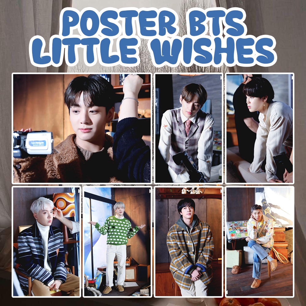 Jual Poster BTS LITTLE WISHES | Poster Kpop A4 A5 A6 Murah Murah ...