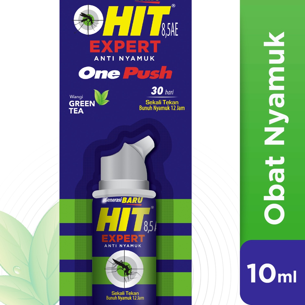 Jual Hit One Push Expert Green Tea 16 + 3.2ml - Obat Nyamuk - Bunuh ...