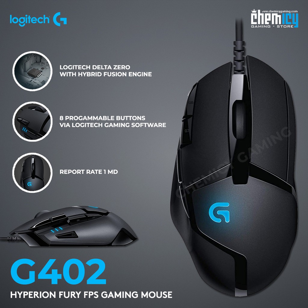 Jual Logitech G402 Hyperion Fury | Shopee Indonesia