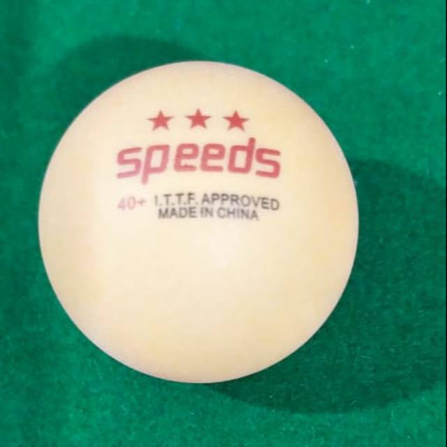 Jual Bola tenis meja / bola pingpong Speeds 40+ Bintang 3 1 pak isi 12 pcs | Shopee Indonesia