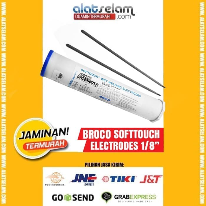 Jual BROCO 1/8 inch SofTouch Premium Underwater Welding Electrodes 8 lb ...