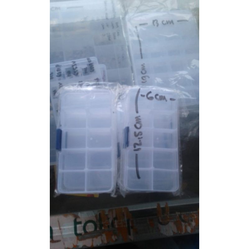 Jual Kotak ic/komponen kecil ukuran panjang 12,5 cm lebar 6cm | Shopee ...