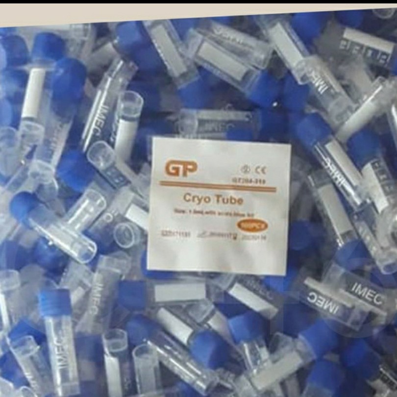 Jual Cycrotube Cyrovial Tube Cyro Tube Freezing Tube 1.8ml isi 500ml ...