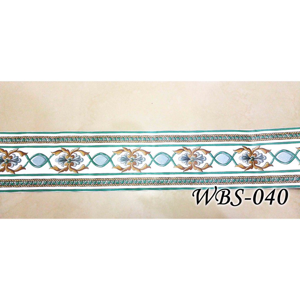 Jual WBS040 WHITE N GREAT GREEN WALL BORDER STICKER KACA DAN DINDING ...