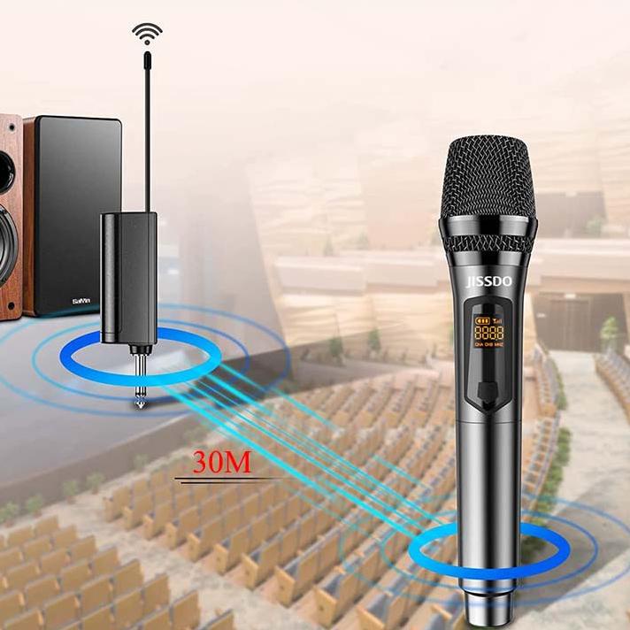 Jual Kekinian - Wireless Microphones,Dual Handheld Mic With Receiver ...