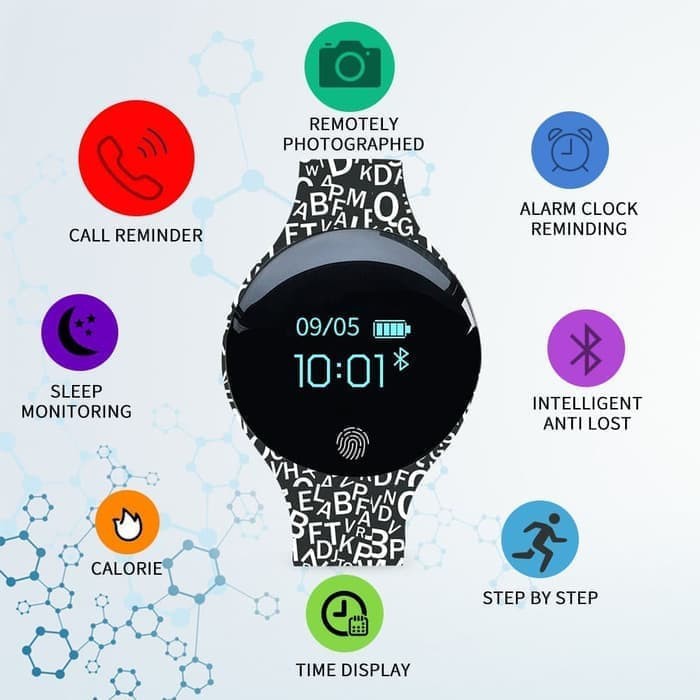 Jual Jam Tangan Olahraga Smart Bracelet IP67 Touchscreen | Shopee Indonesia