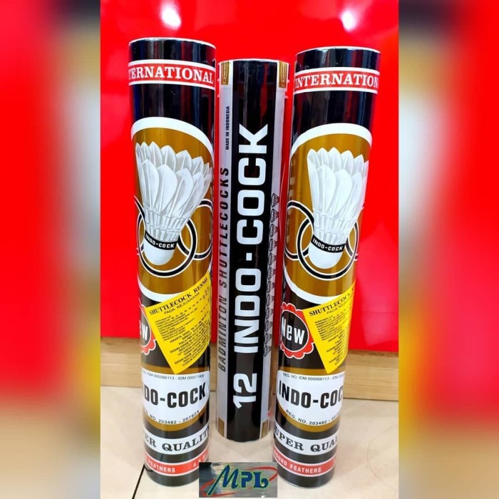 Jual SHUTTLECOCK INDOCOCK HITAM/ COCK/KOK/BADMINTON/BULUTANGKIS ...