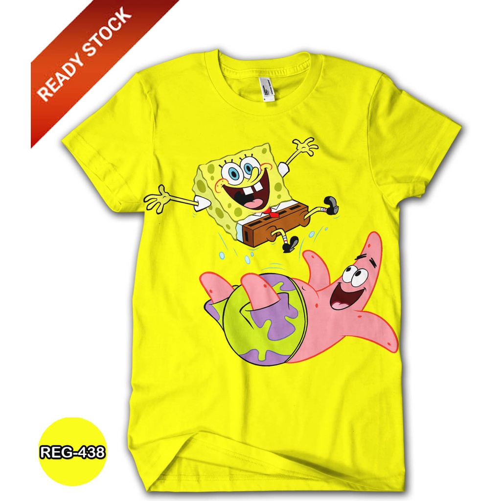 Jual Baju SpongeBob SquarePants Anak Kaos 3D Kartun TV Animasi Series # ...