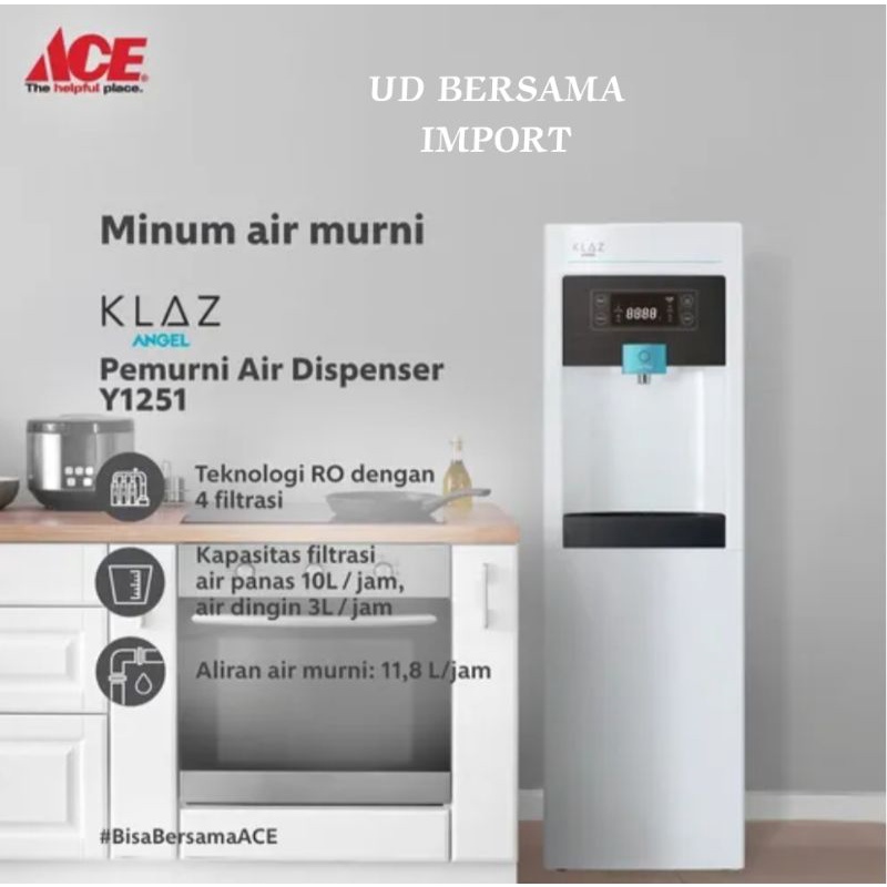 Jual KLAZ ANGEL Dispenser Pemurni Air Reverse Osmosis Tanpa Galon ...