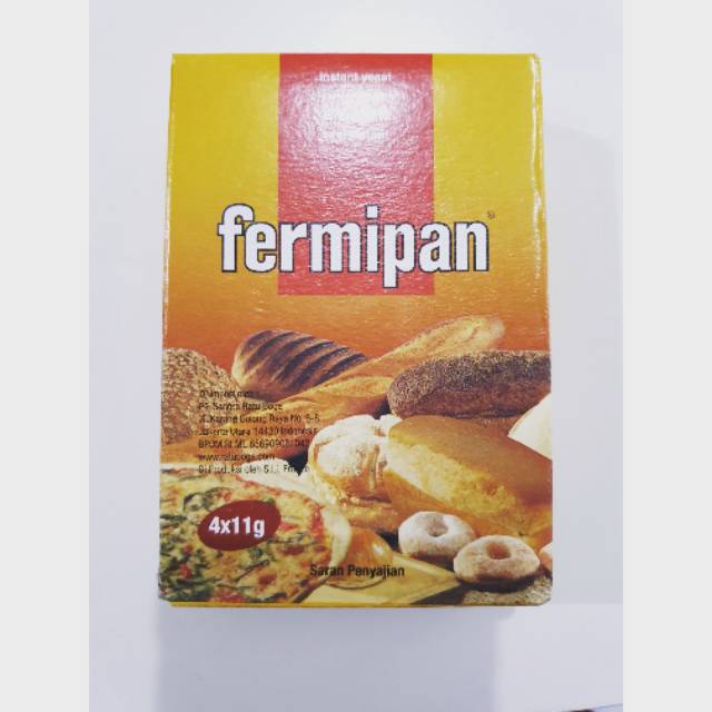 Jual Fermipan Ragi Instan Instant Yeast Sachet 4x11gr | Shopee Indonesia