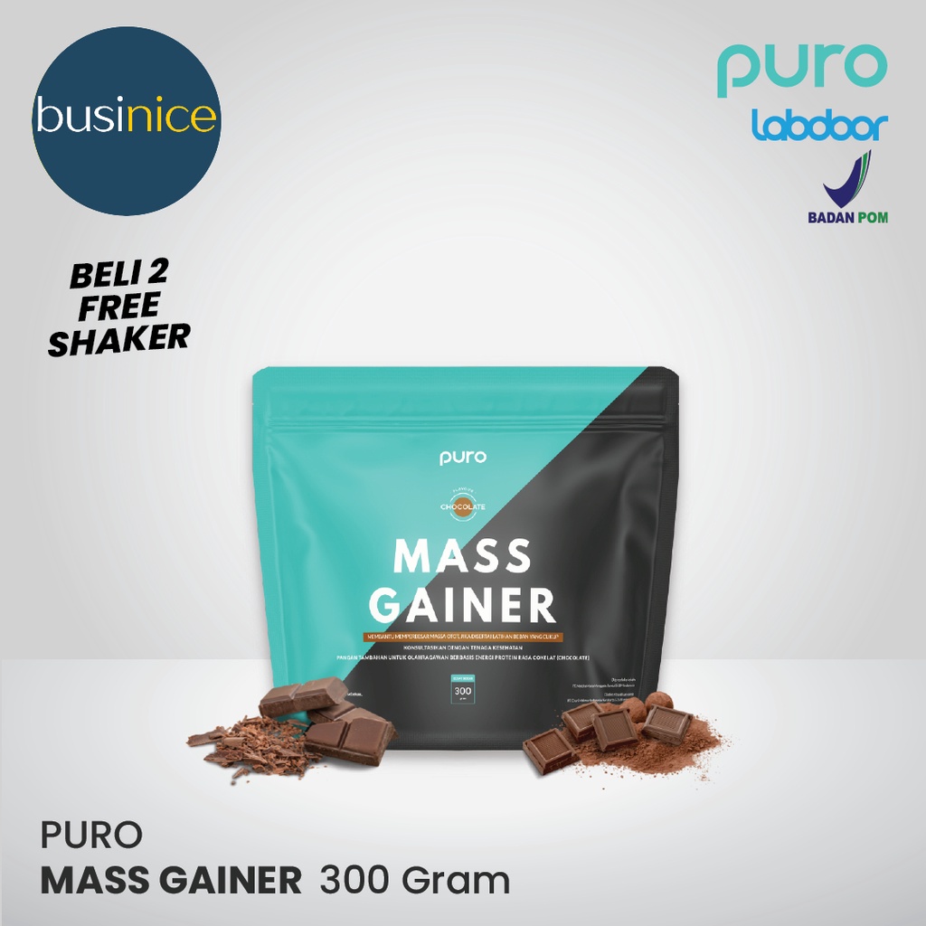 Jual Puro Mass Gainer Weight Gain Penambah Berat Badan 300 Gram ...