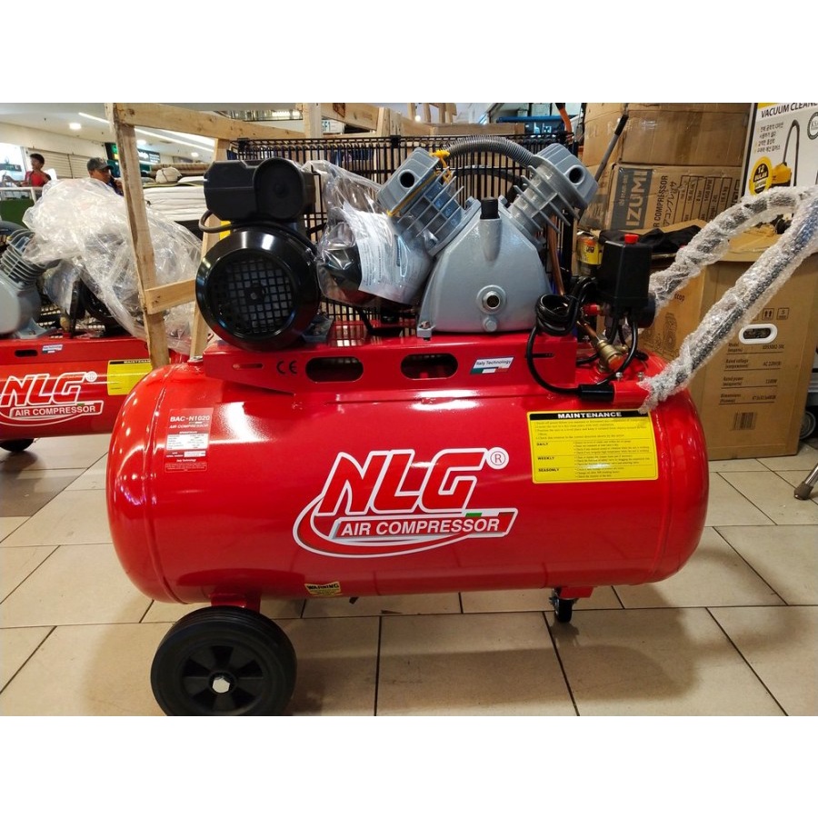 Jual KOMPRESSOR NLG BAC N1020 2HP KOMPRESSOR VANBELT DINAMO 800002HP ...