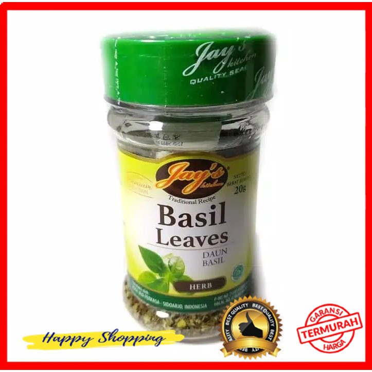 Jual Jay's basil leave/Daun basil leave 20gr | Shopee Indonesia