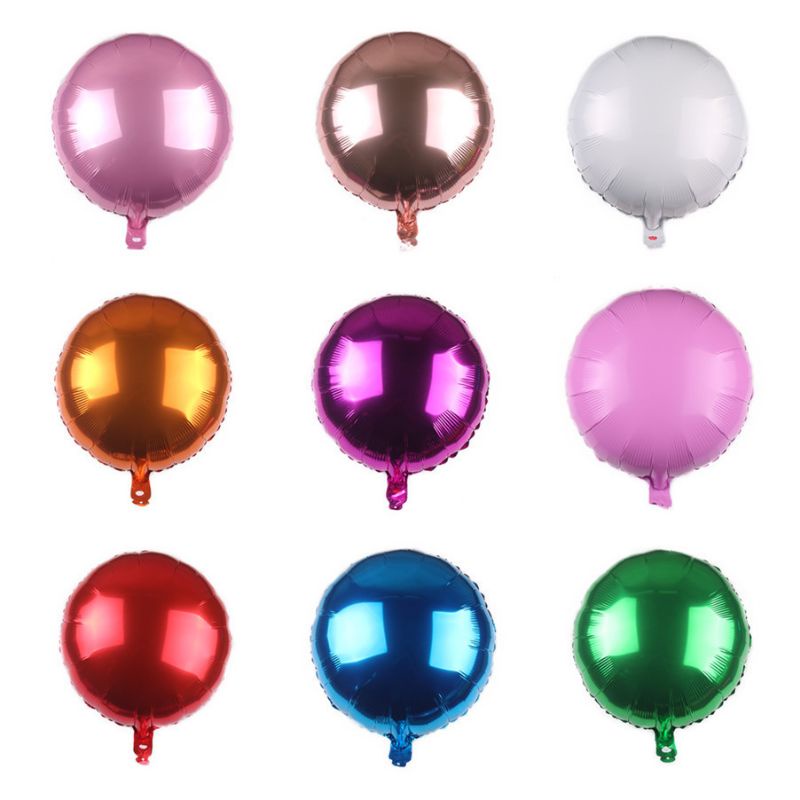 Jual Balon Foil Bulat Polos / Balon bulat 2D | Shopee Indonesia