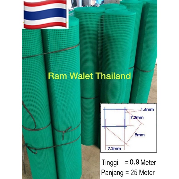 Jual Jaring Plastik Pelapis papan sirip walet panjang 25 meter x 90 cm ...