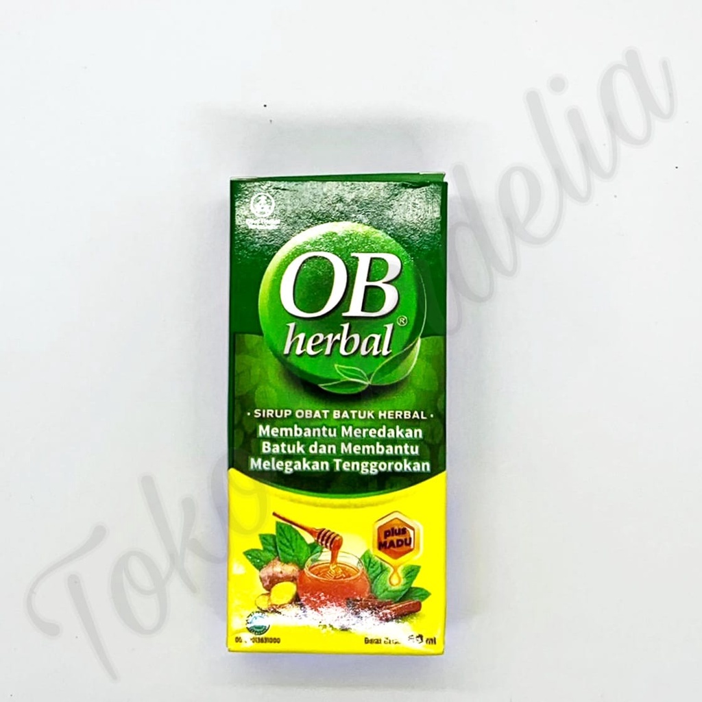 Jual OB Herbal Syrup 60 ml Meredakan Batuk Berdahak | Shopee Indonesia