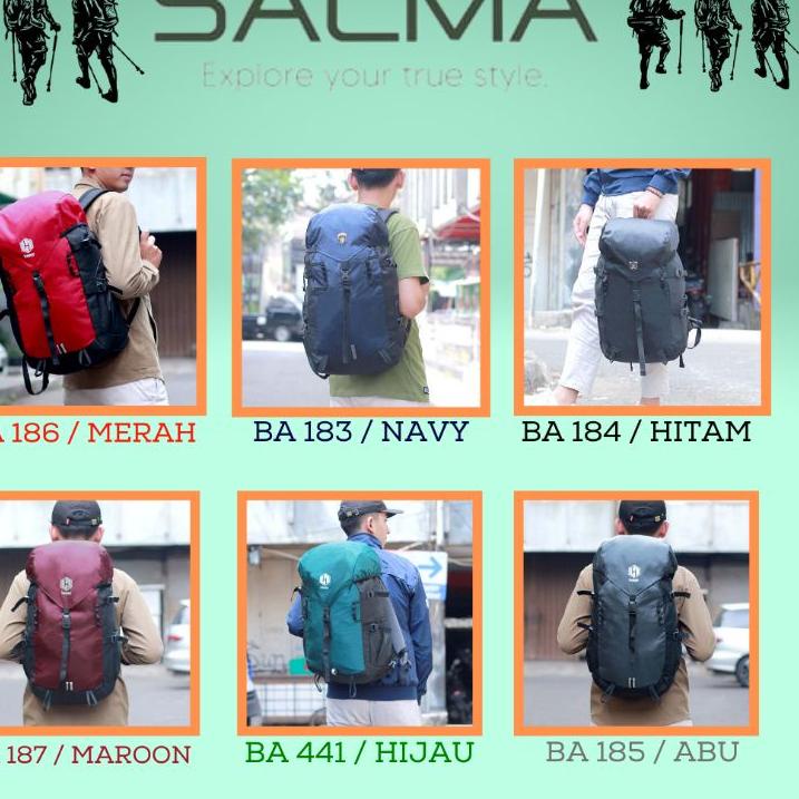 Jual Siap order Tas gunung ransel backpack punggung semi Carrier pria SACMA 40 ltr 443 | Shopee ...