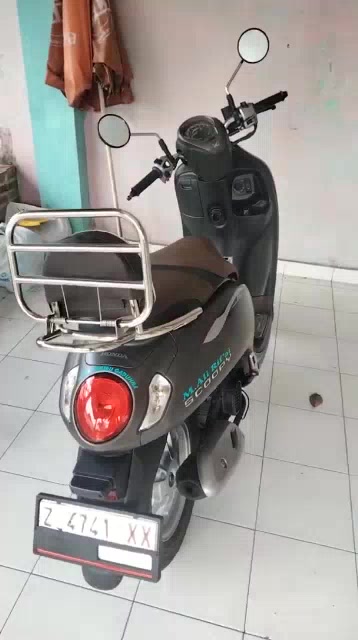 Jual Back Rack Plus Tas & Bantalan Aksesoris Motor Scoopy/Staylo/Fazzio ...