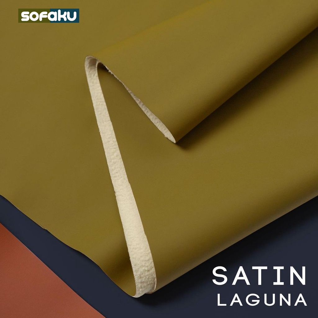 Jual 𝐒𝐎𝐅𝐀𝐊𝐔 : SATIN Synthetic Leather - Yugos Kulit Oscar Waterproof Bahan Sofa - Bahan Kulit ...