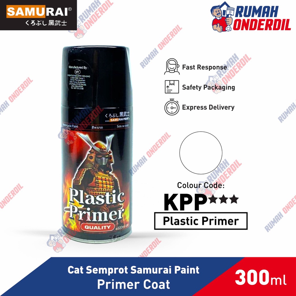 Jual PILOK/PYLOX KPP*** SAMURAI PLASTIC PRIMER - CAT SEMPROT AEROSOL ...