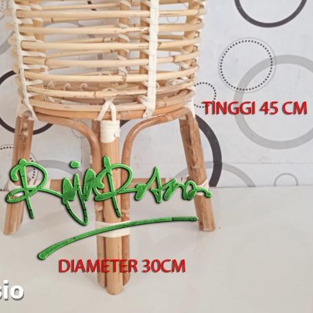 Jual WnD103 STANDING POT BUNGA VAS BUNGA ROTAN 【98】 | Shopee Indonesia