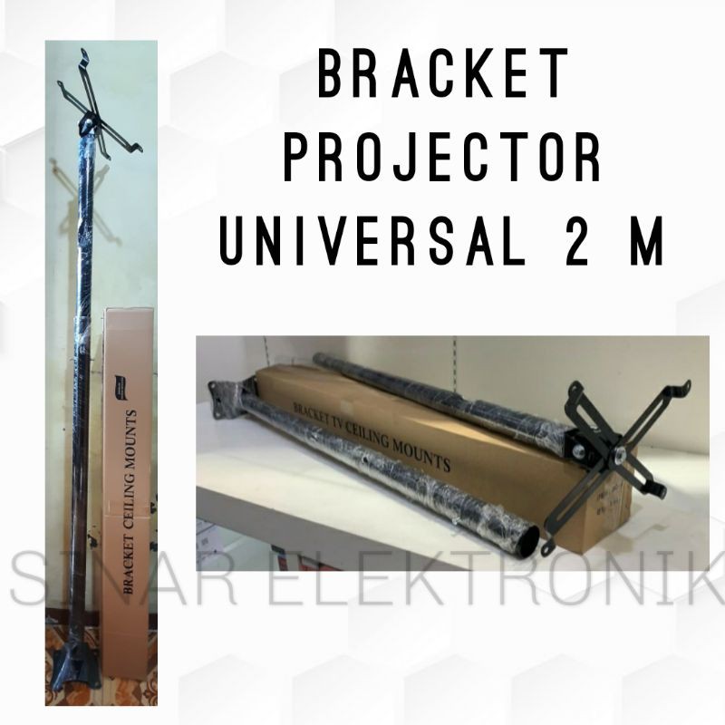 Jual BRACKET PROJECTOR PROYEKTOR INFOCUS 2 METER UNIVERSAL | Shopee ...