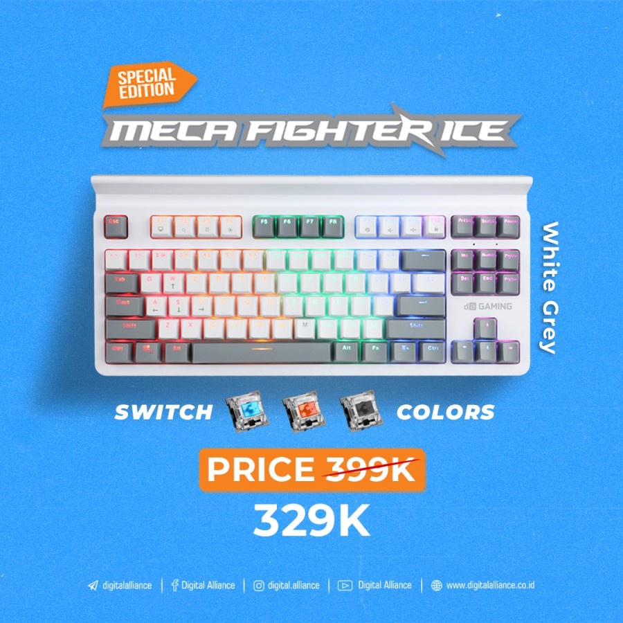 Jual Keyboard Digital Alliance Meca Fighter ICE TKL SE - Keyboard ...