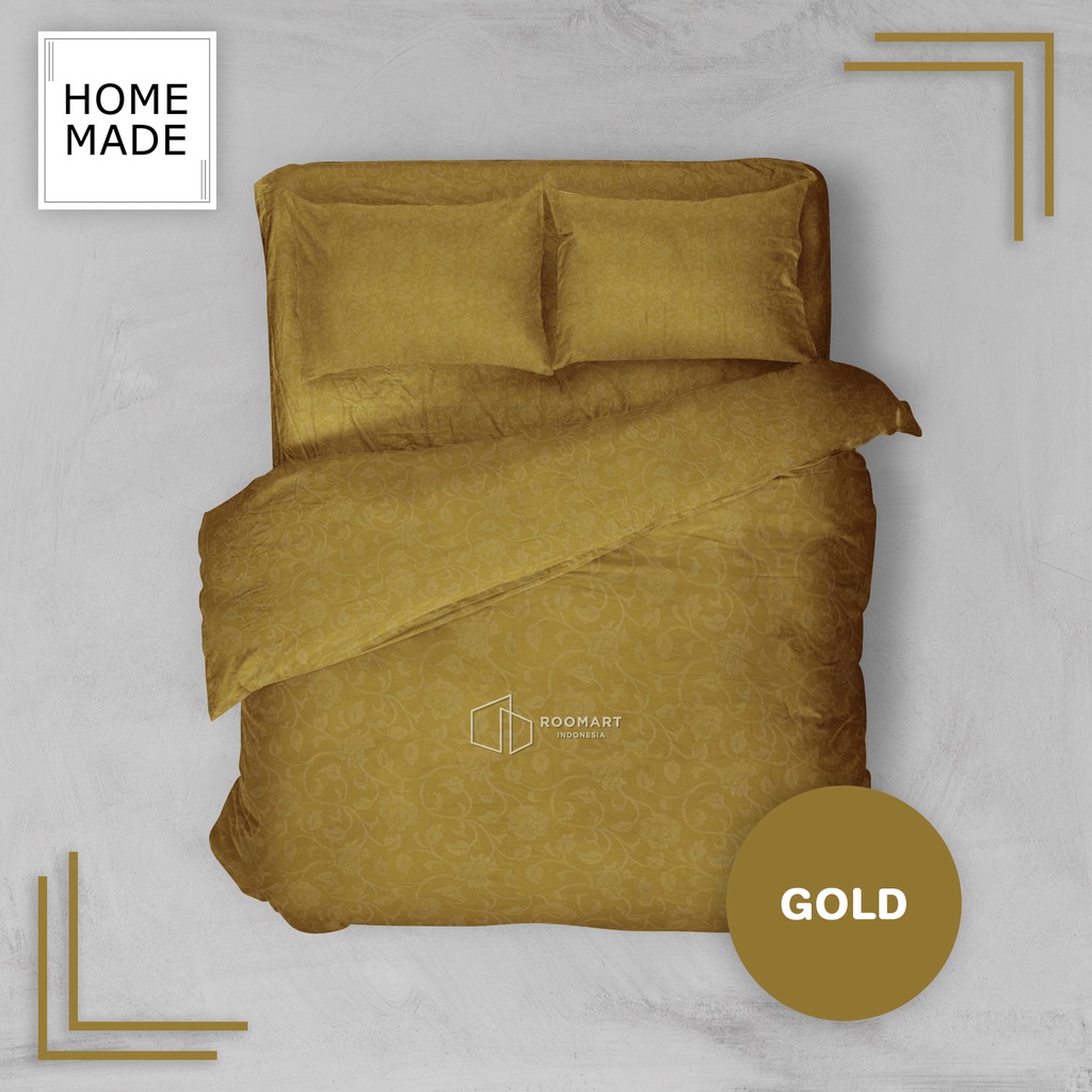 Jual Bed Cover Home Made Polos Emboss Ukuran 180x200 King Bedcover Set ...