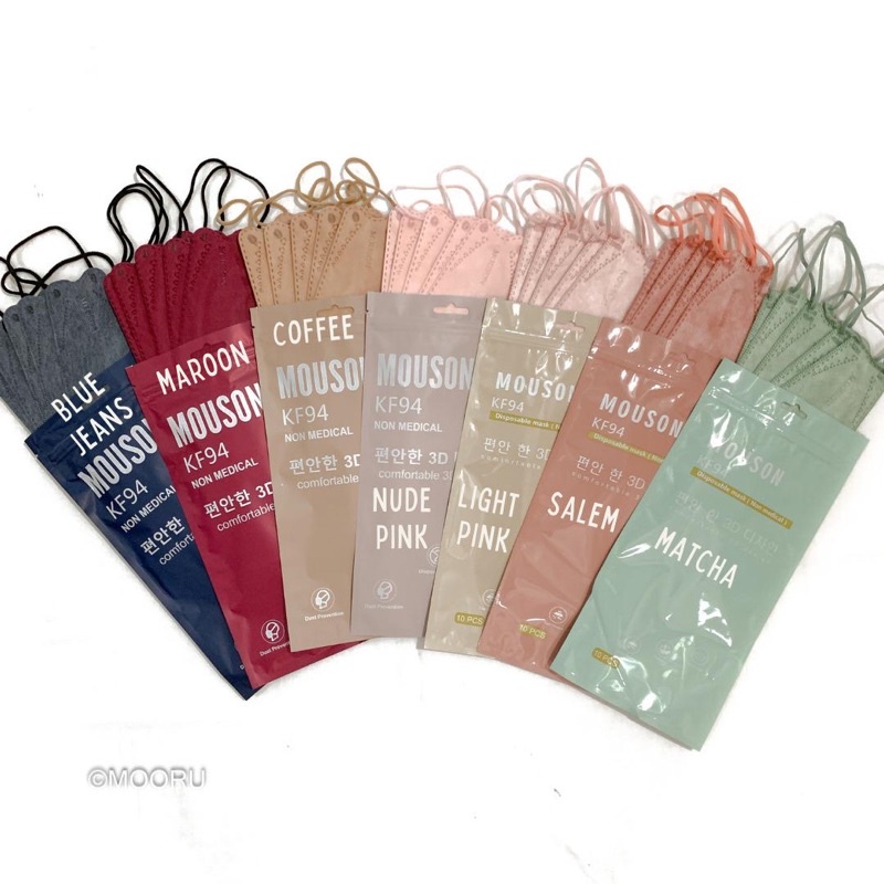 Jual MOUSON KF94 Masker Disposable Mask (Non medical) | Shopee Indonesia