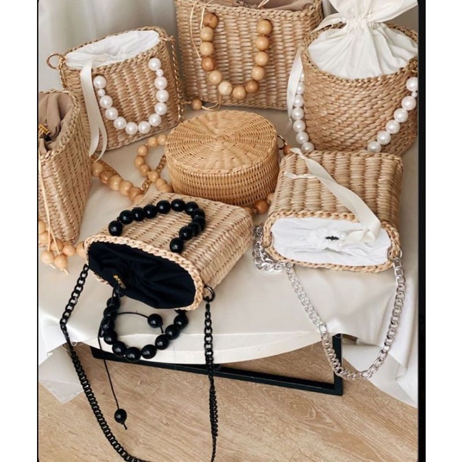 Jual Tas Wanita Aesthetic Syantikkk Handmade / Tas Rajut | Shopee Indonesia