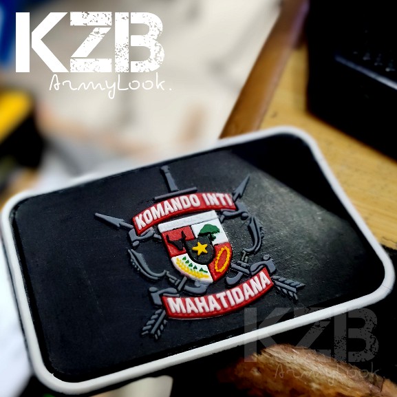 Jual Patch Rubber Velcro-Emblem Karet KOMANDO INTI MAHATIDANA | Shopee ...