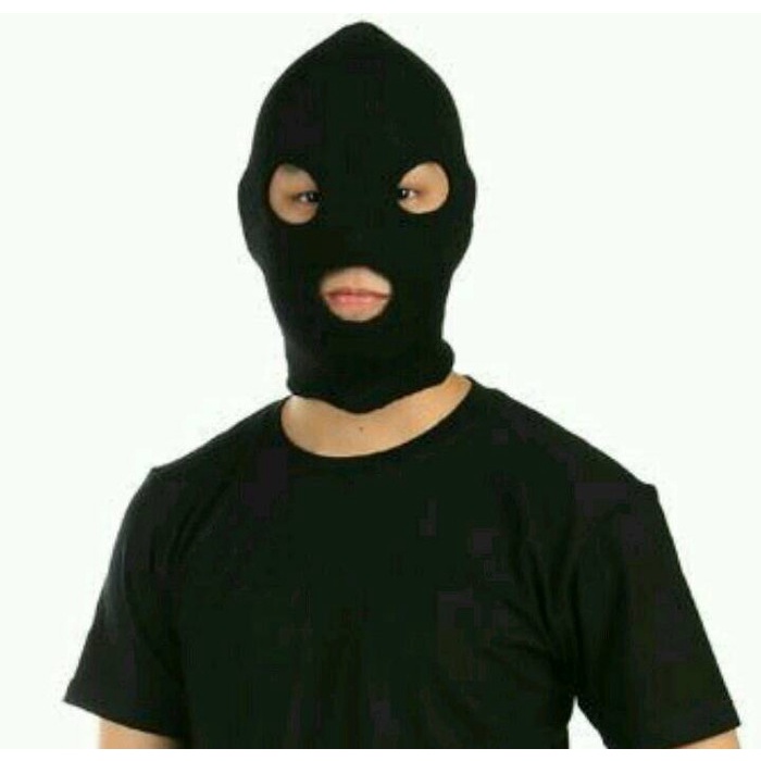 Jual KUPLUK NINJA PRIA DEWASA TEBAL/ KUPLUK RAJUT BOLONG 3 SEBO ...