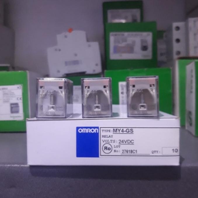Jual Relay MY4N GS 24VDC OMRON plus socket | Shopee Indonesia