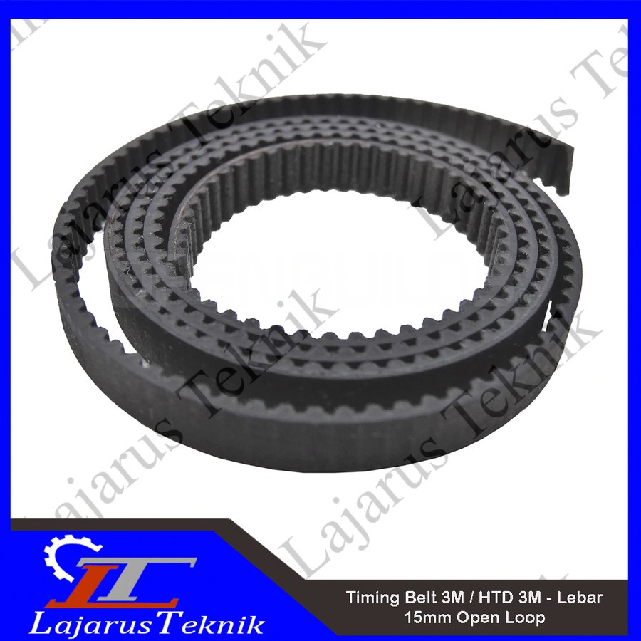 Jual Timing Belt HTD 3M - Lebar 15MM Open Loop Per 1 Meter | Shopee Indonesia