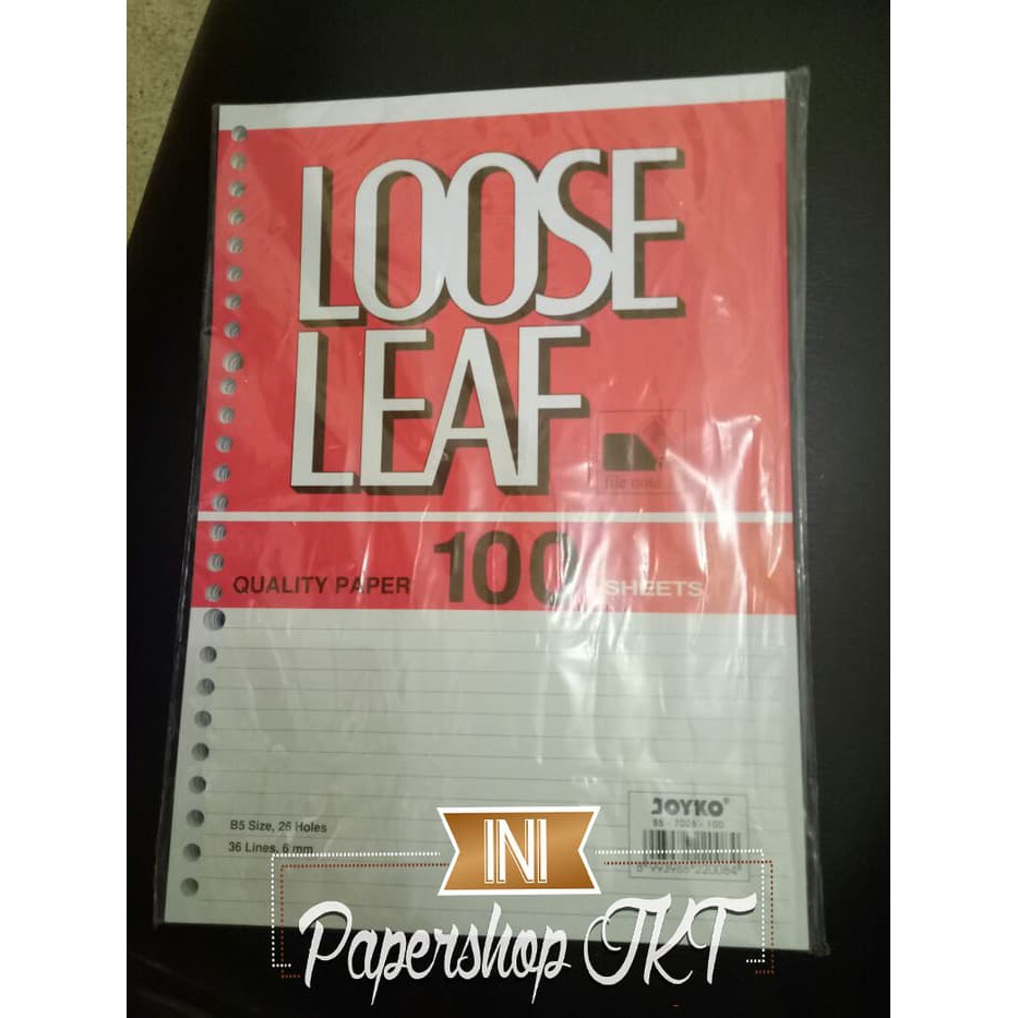 Jual Isi Kertas Binder - Kertas File - Kertas Note Isi Kertas File ...