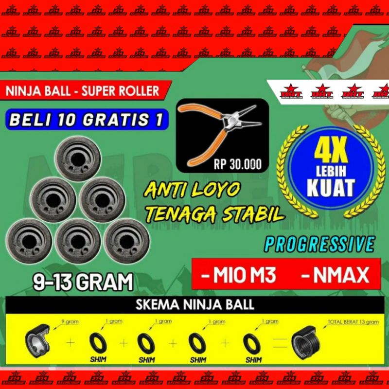 Jual SUPER ROLLER NINJA BALL / ROLLER RACING BRT 100% ORIGINAL ALL ...