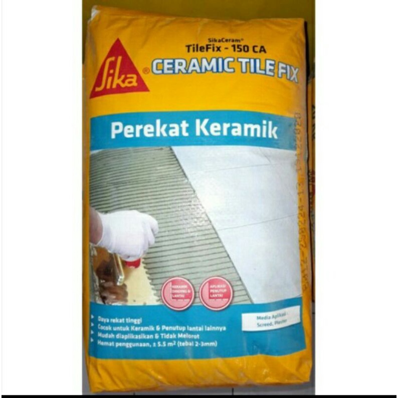 Jual Sika Ceram 150 CA Tile Fix / Perekat Keramik 25 kg / lem Keramik ...