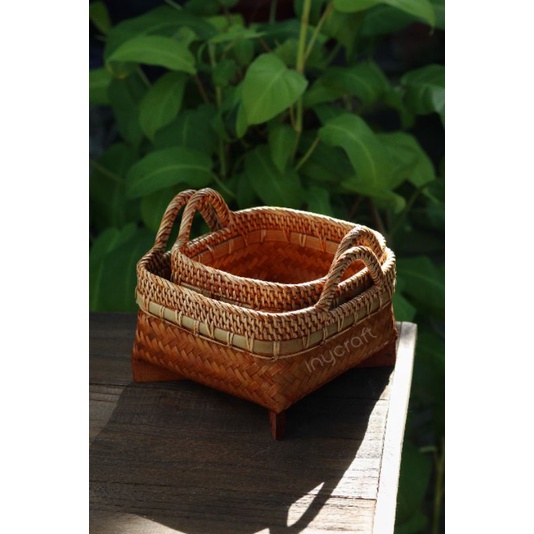 Jual Bakul Bambu Rotan/Penarak Bambu Rotan | Shopee Indonesia