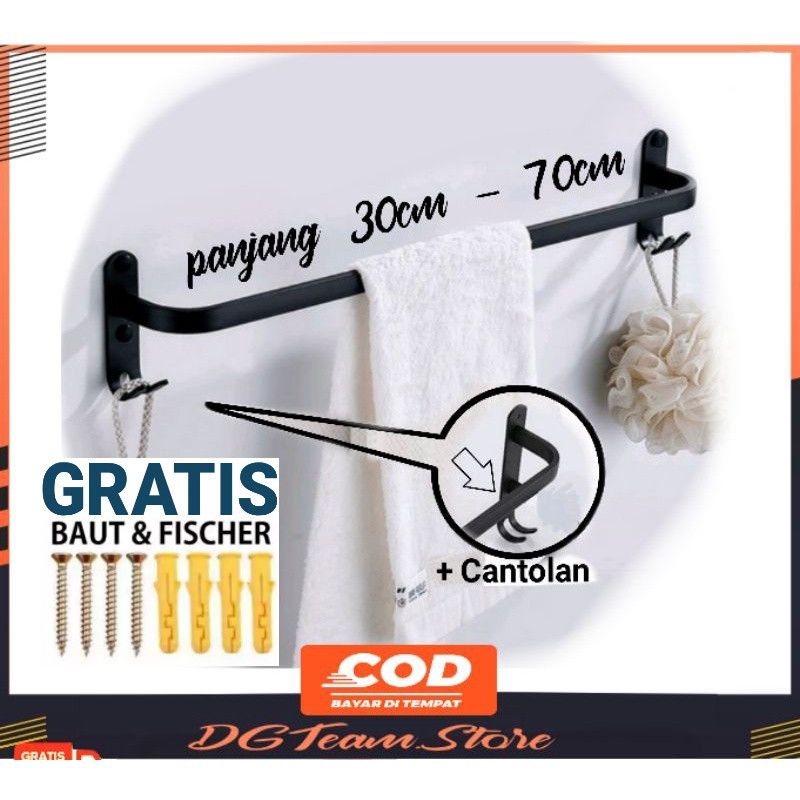 Jual gantungan handuk / gantungan baju / castok gantungan baju ...