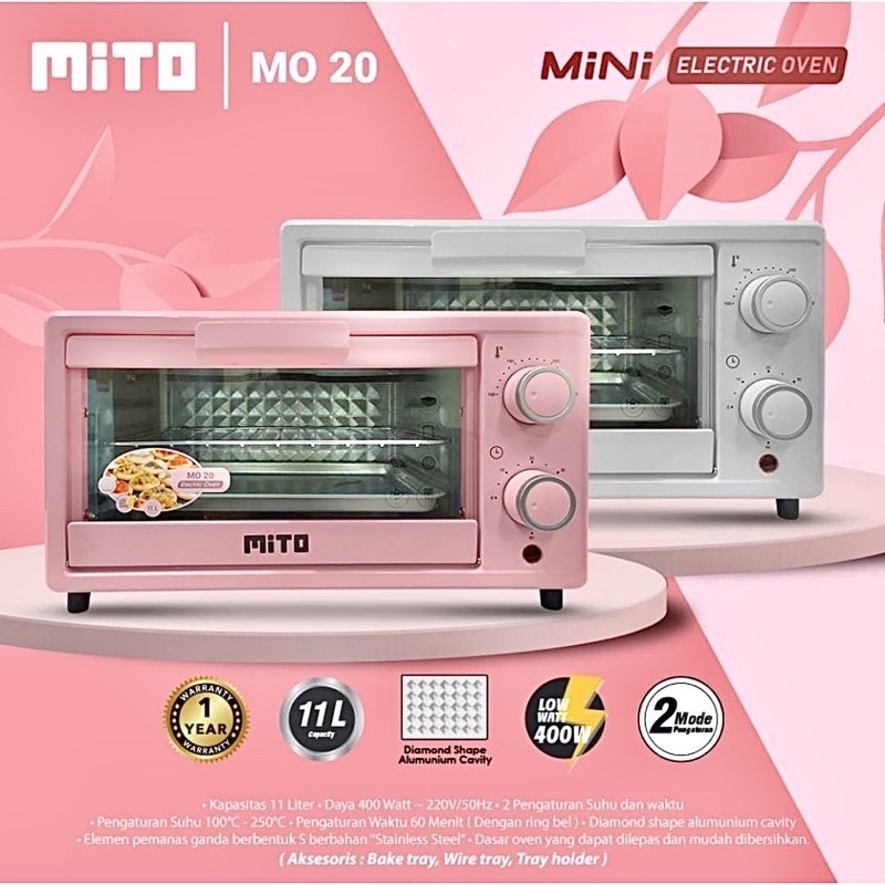 Jual Microwave Oven Listrik Mitochiba MITO MO-20 11L 11 Liter | Shopee Indonesia