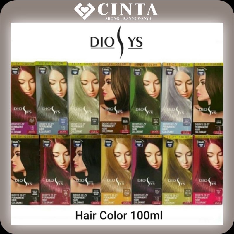 Jual Diosys Hair Color Semir Rambut 100ml x 2 (Pasta + Peroxide ...