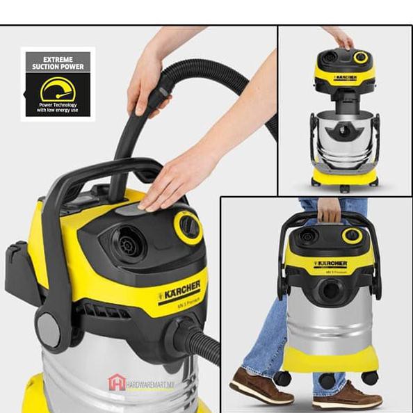 Jual Vacuum Cleaner KARCHER WD5 Premium Wet Dry Vacuum Clenaer Heavy ...